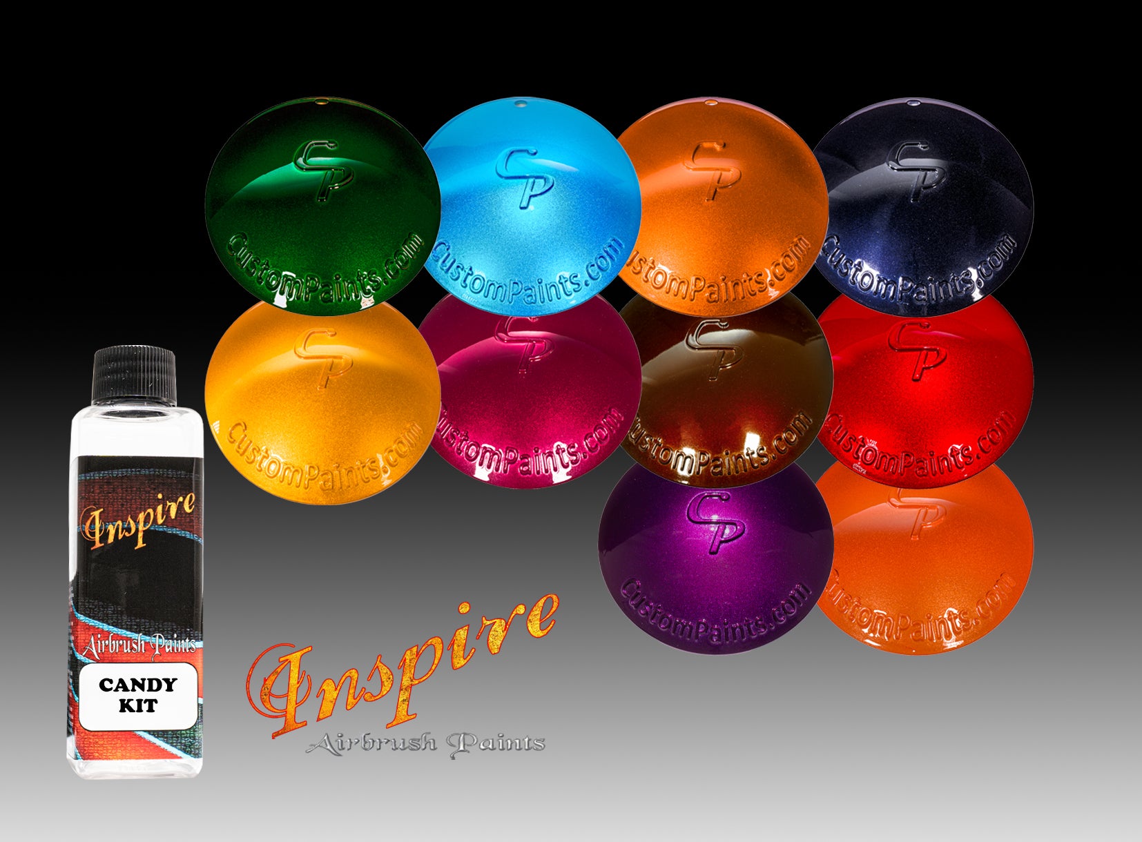 Inspire Airbrush Candy Kit – Custom Paints Inc