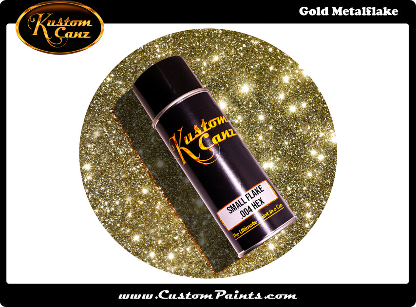 Metal Flake Gold - Custom effect Metal Flakes – Custom Paints Inc