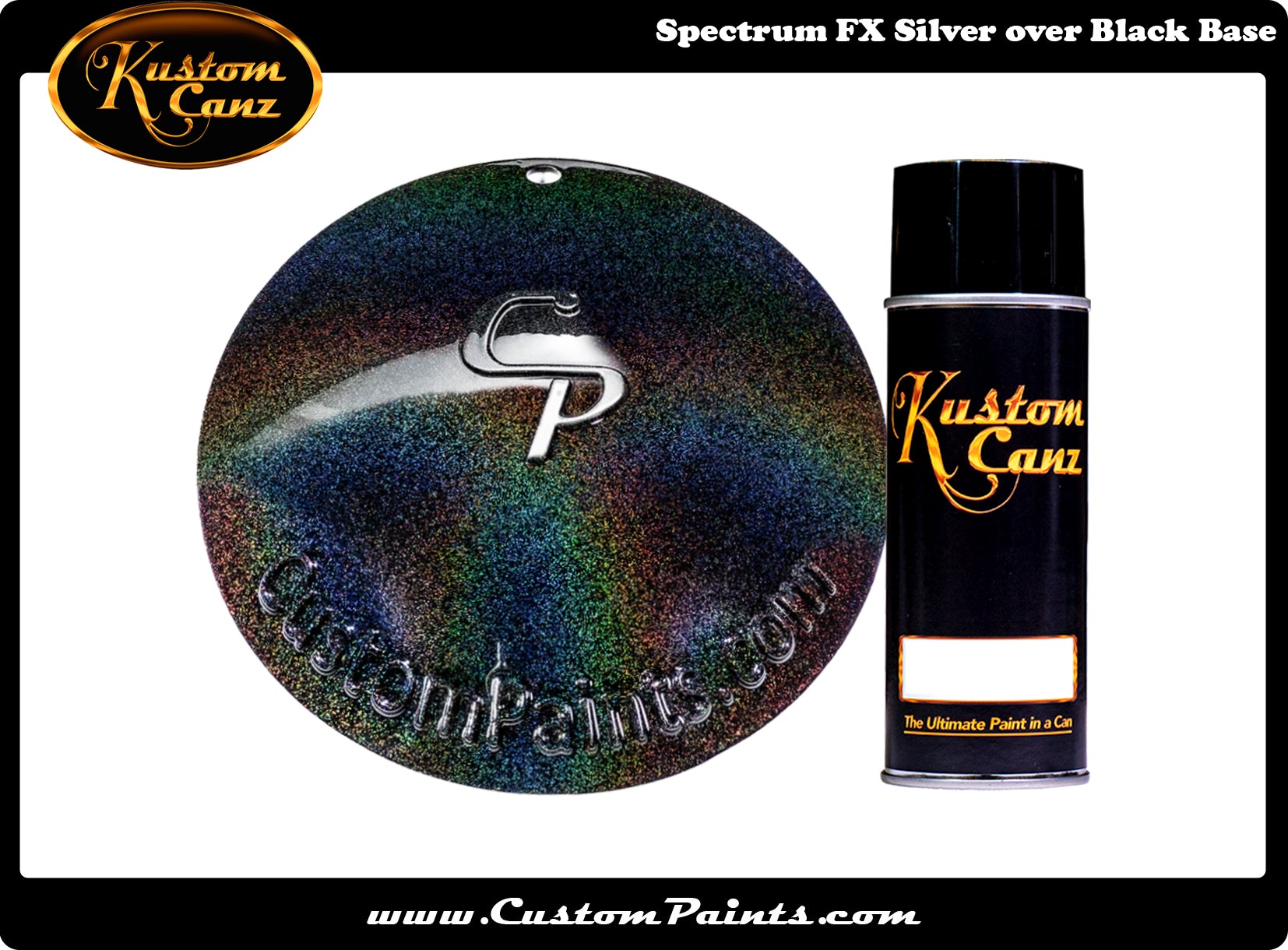 Kustom Canz Spectrum FX Custom Aerosol Can Paint. holographic coating ...