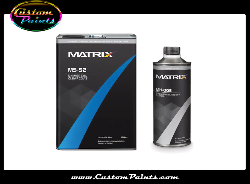 Automotive Clearcoats Matrix MS-52 2k Clearcoat – Custom Paints Inc