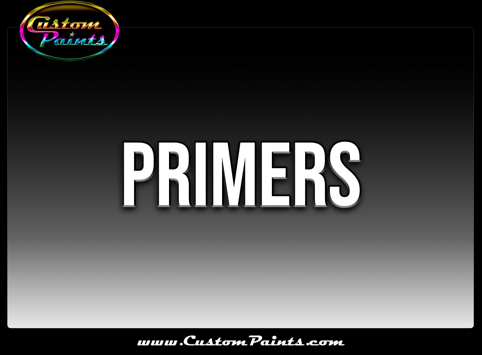 Automotive Primers Products – Custom Paints Inc