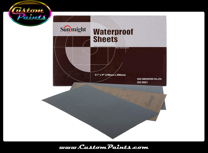 Wet and Dry Sand Papers: – Custom Paints Inc