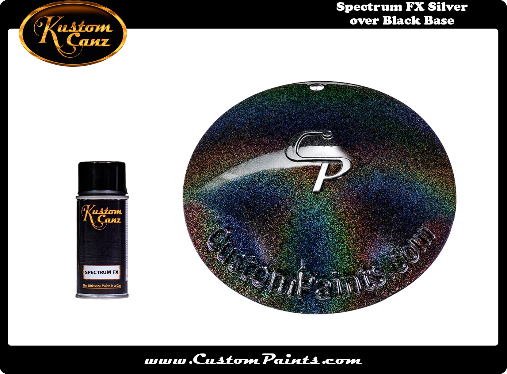 Kustom Canz Spectrum FX Custom Aerosol Can Paint. holographic coating ...