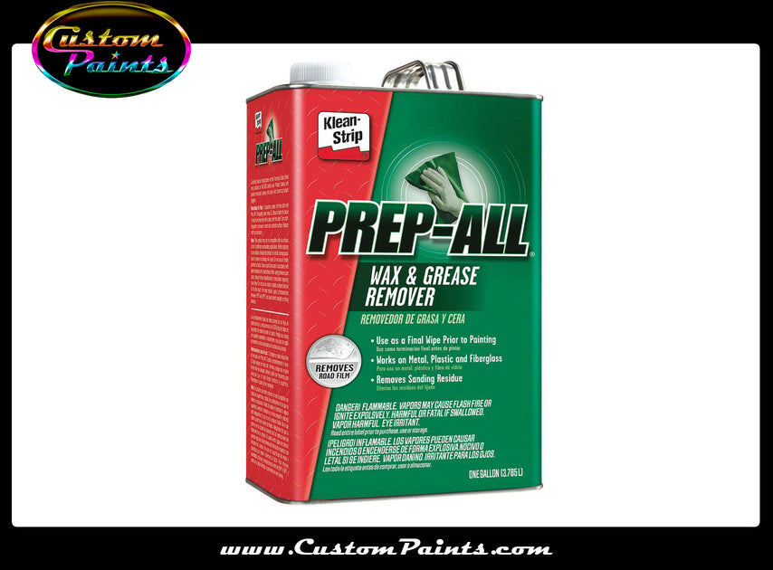 Surface Prep & Cleaning Supplies: Wax and Grease Remover – Custom ...
