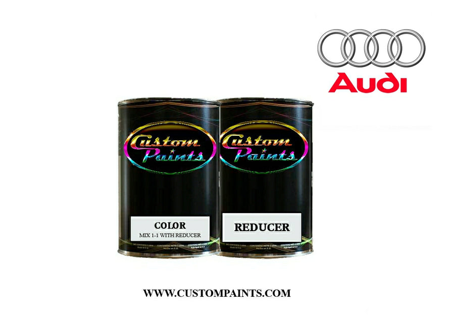 Audi: Navarra Blue Metallic - Paint code LX5H – Custom Paints Inc
